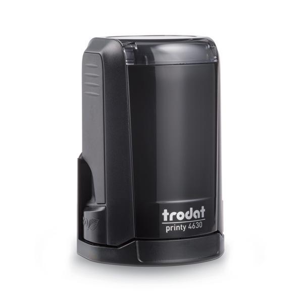 Carimbo Trodat 4630 Preto - 30mm | Alô Carimbos
